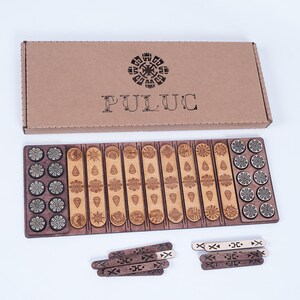 Puluc Board Game Ancient Mayan Strategy Game Set With 9 Elements Expansion Video Rules Included ...