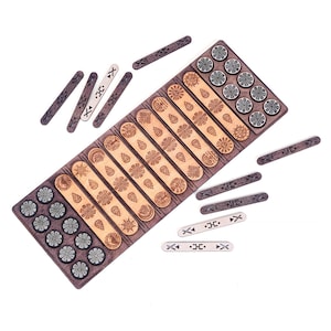 Puluc Board Game Ancient Mayan Strategy Game Set With 9 Elements Expansion Video Rules Included ...