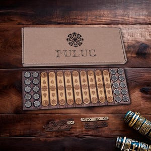 Puluc Board Game Ancient Mayan Strategy Game Set With 9 Elements Expansion Video Rules Included ...