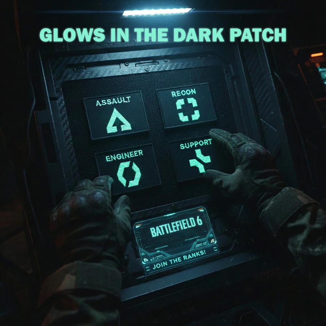 Battlefield 6 Glow Patch Set | Assault Recon Engineer Support ...