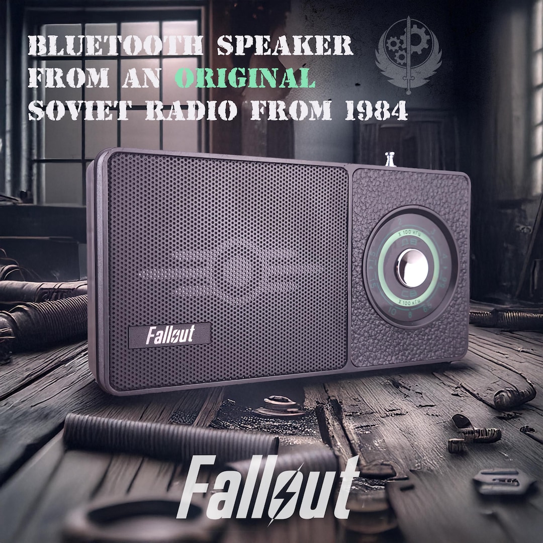 Bluetooth Speaker From Real 1984 Soviet Radio | Fallout / STALKER Style ...