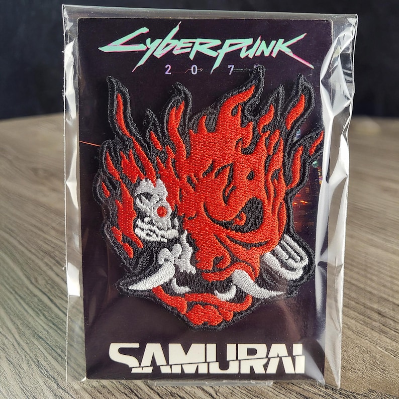 Samurai Cyberpunk 2077 Patch High-quality Embroidered Velcro Badge With ...