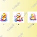 8 Watercolor Rainbow Duck Clip Art, Colorful Duck Clipart, , Duck ...