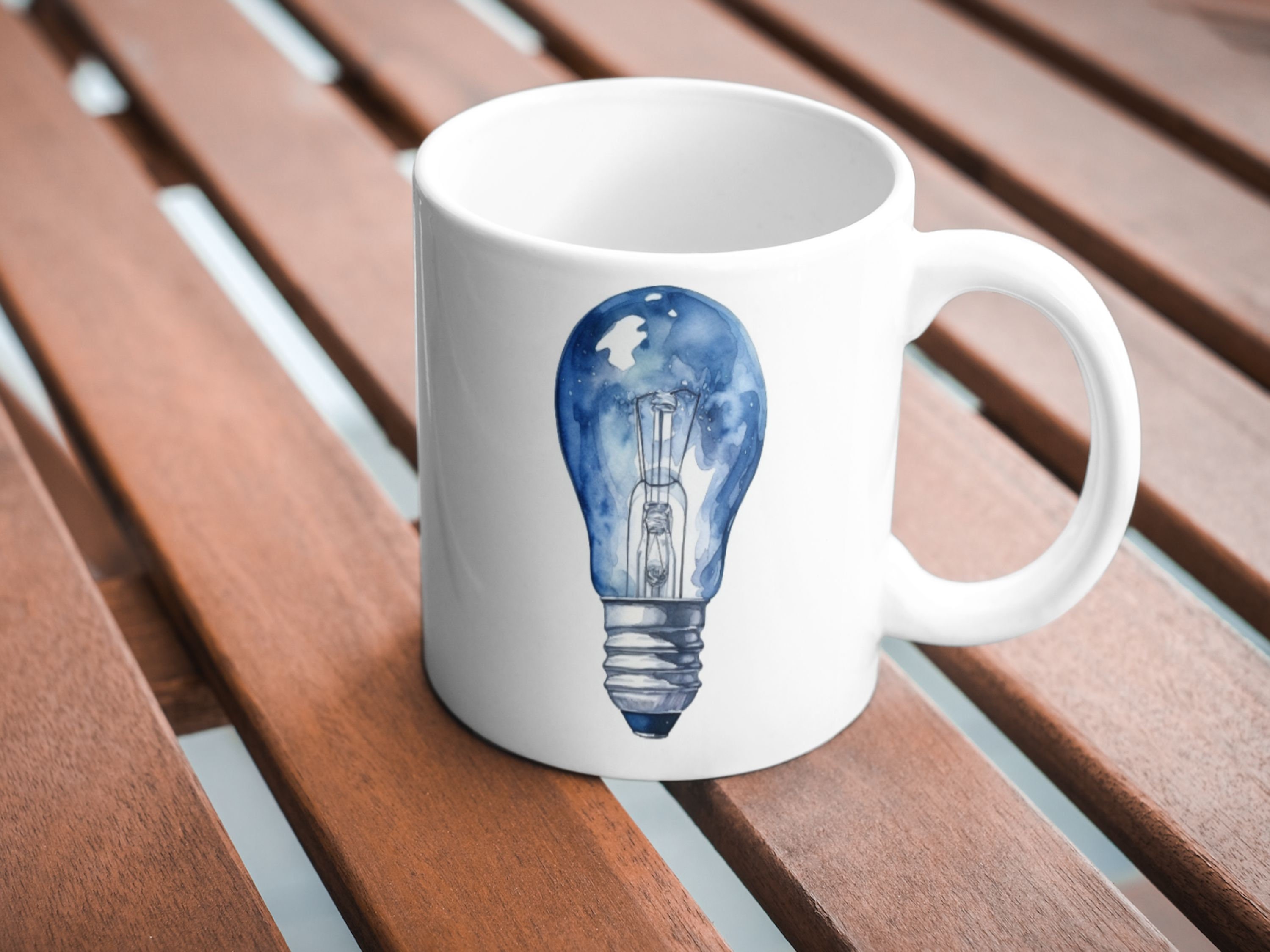 Watercolor Light Bulb Clipart | Colorful Light Bulb Illustrations ...