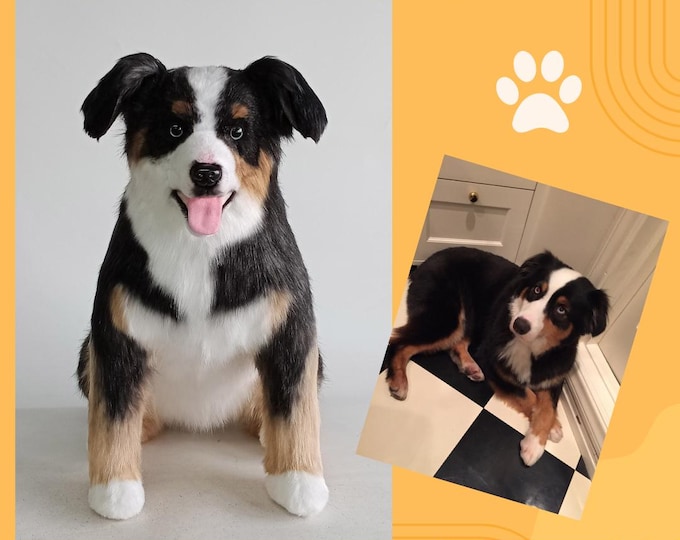 Custom Stuffed Animal, Custom Stuffed Dog Replica Plush Custom Pet ...