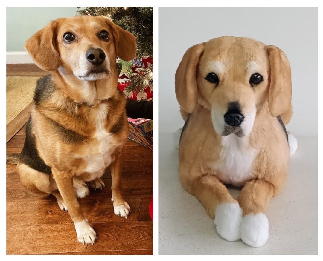 Custom Stuffed Animal, Custom Stuffed Dog Replica Plush Custom Pet ...