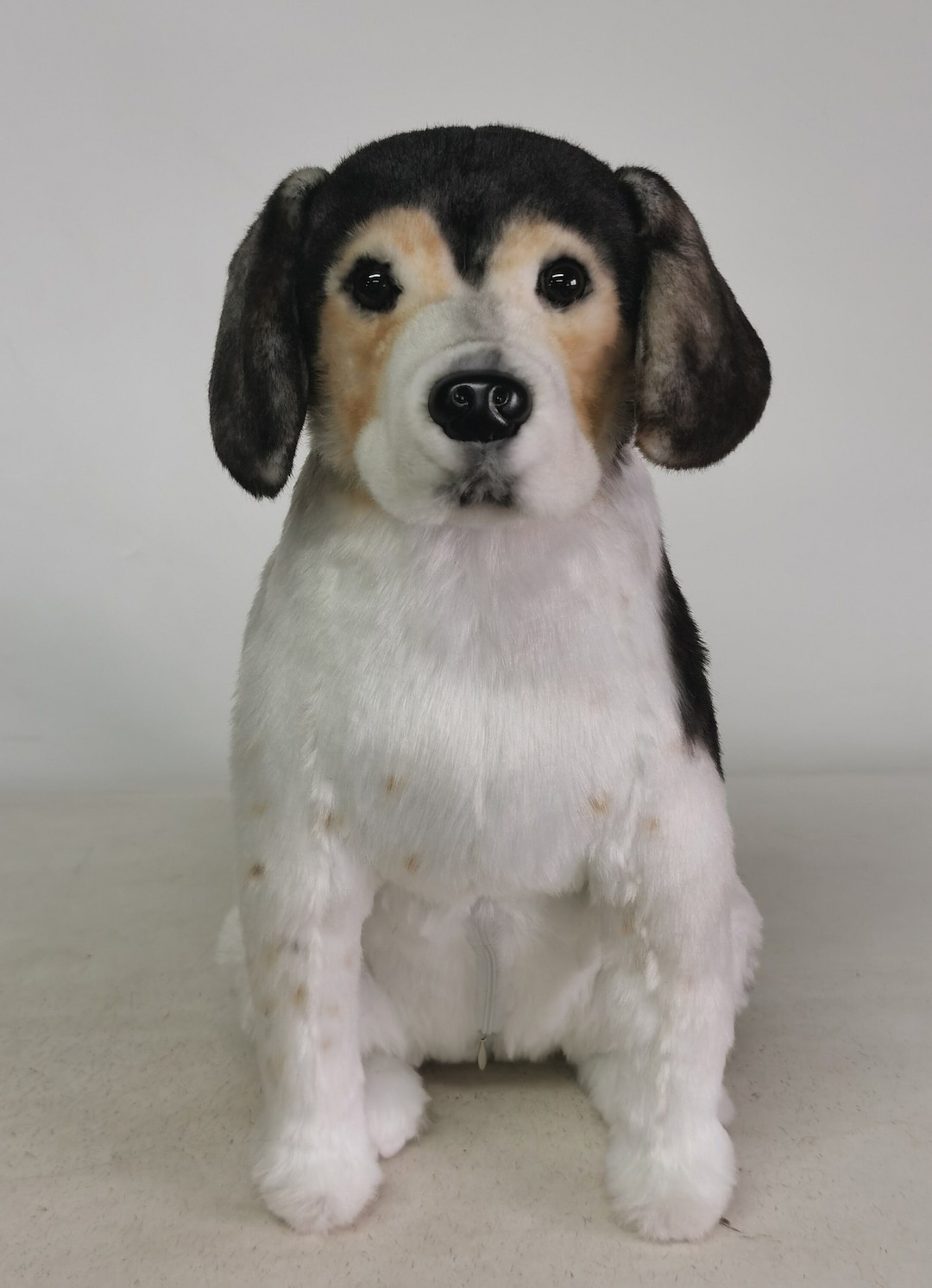 Lifelike Stuffed Dog Replica With Zippered Pouch, Realistic Dog Stuffed ...