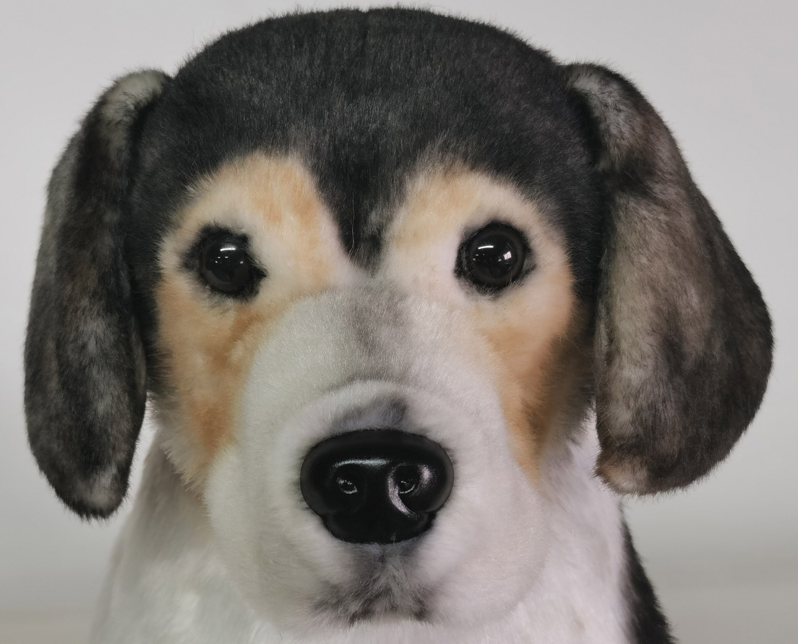 Lifelike Stuffed Dog Replica With Zippered Pouch, Realistic Dog Stuffed ...
