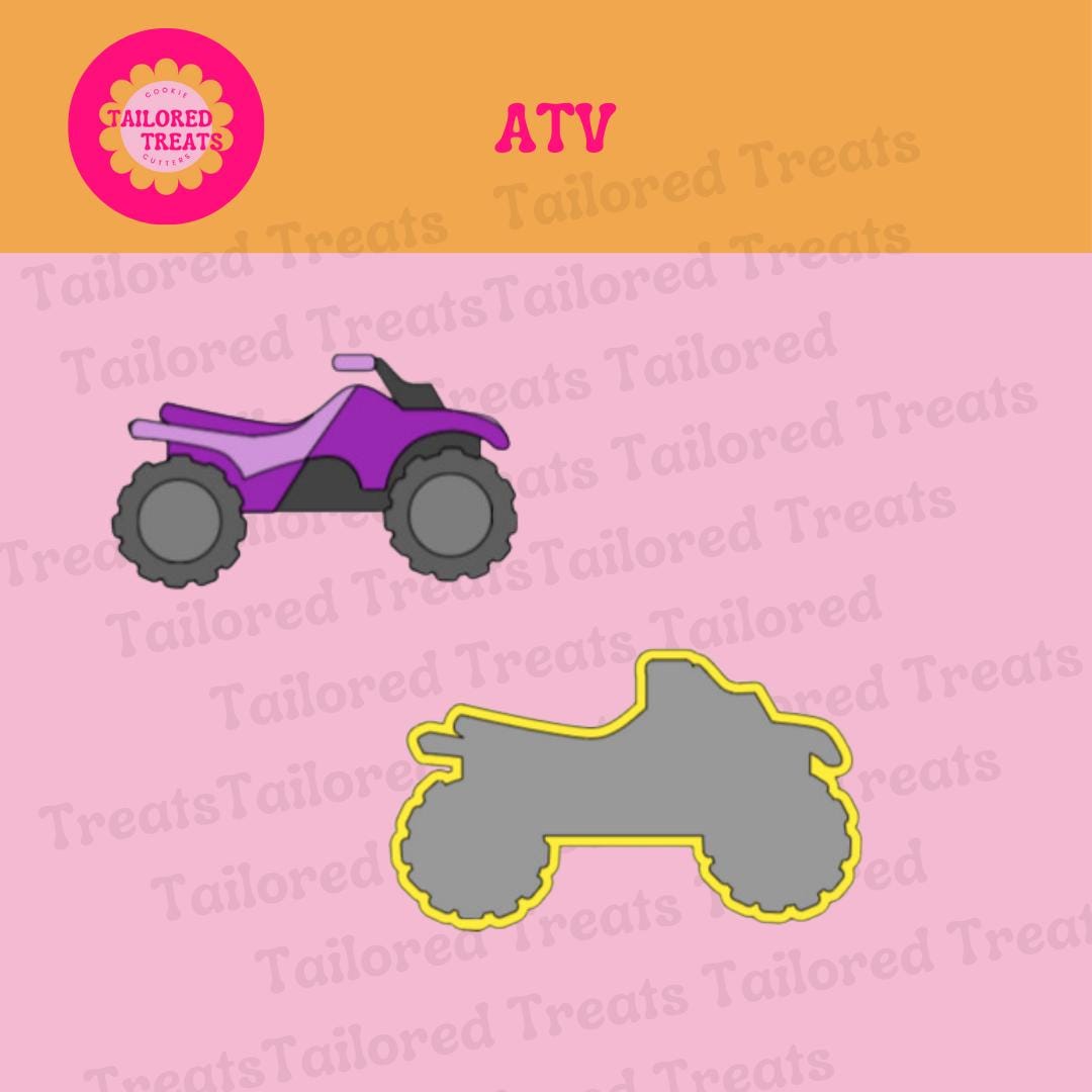 ATV Cookie And/or Dough Cutters DIGITAL FILES, Stls - Etsy