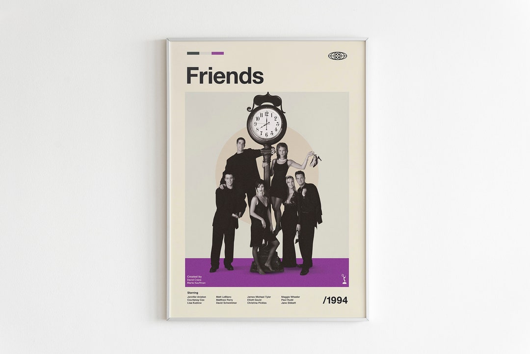 Friends Poster, Sitcom Poster, Series Poster, Premium Product, Wall Art ...