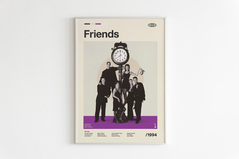 Friends Poster, Sitcom Poster, Series Poster, Premium Product, Wall Art ...