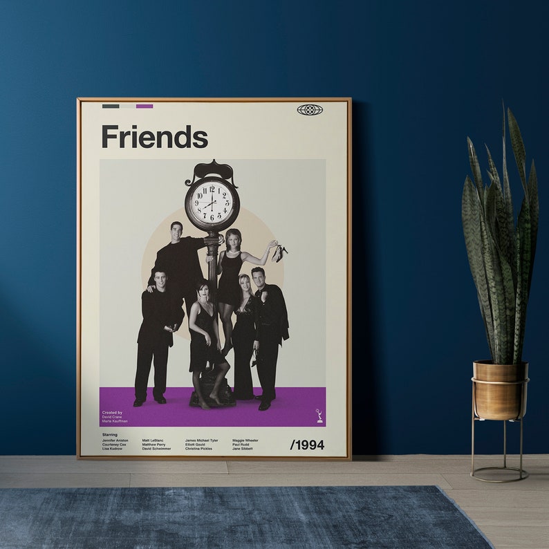 Friends Poster, Sitcom Poster, Series Poster, Premium Product, Wall Art ...