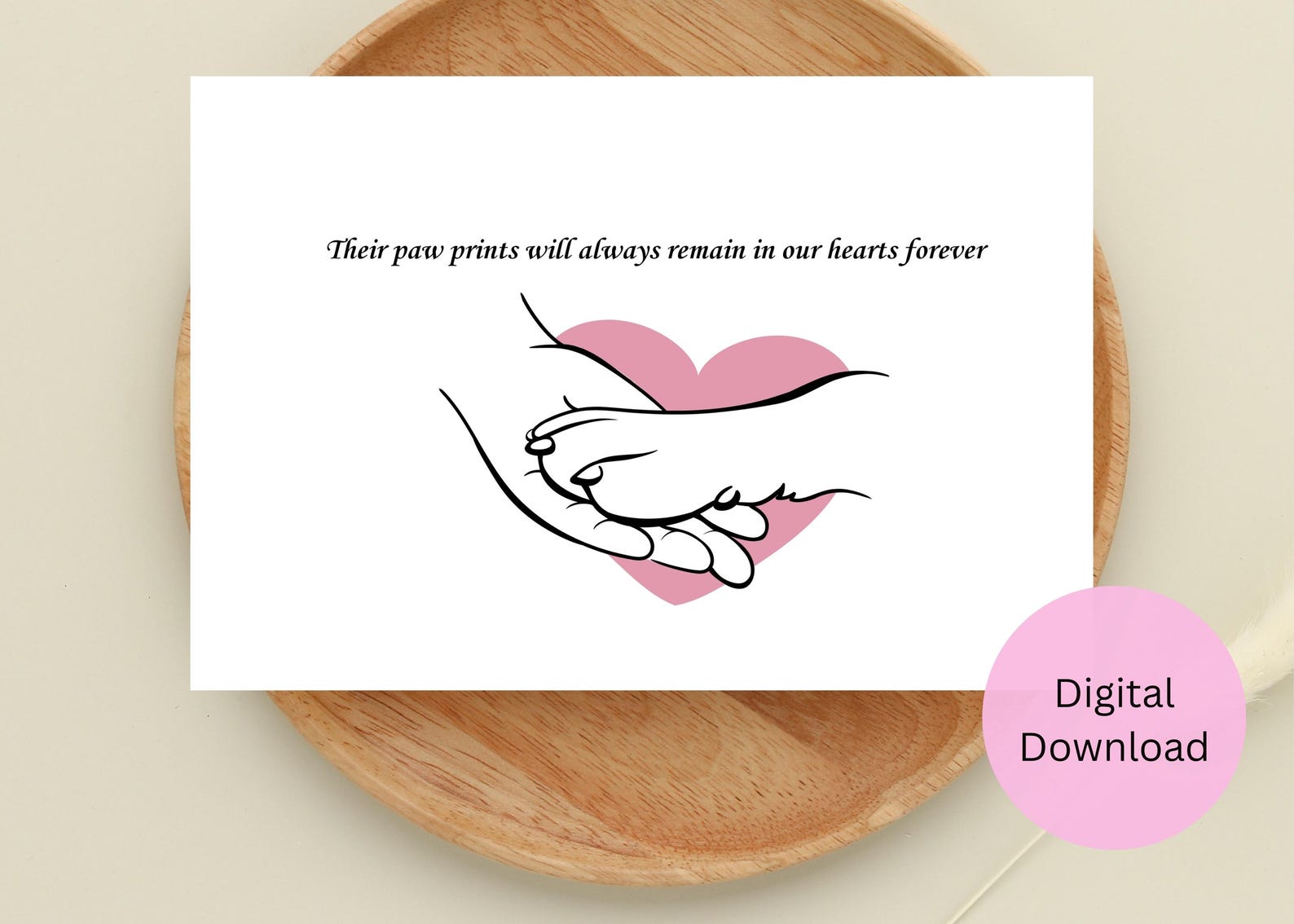 Printable Pet Loss Card,printable Pet Sympathy Card, Pet Condolence ...