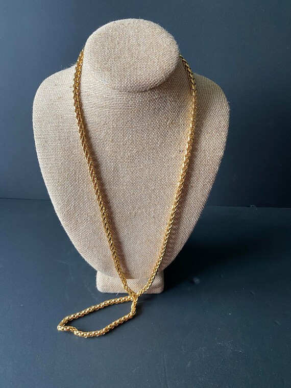Givenchy Vintage Gold Tone Chain - Gem