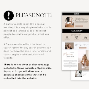 Virtual Assistant Canva Sales Page Template, VA Services Canva Website ...