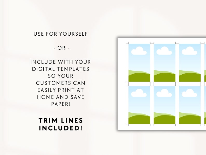 Print & Cut Vertical Business Card Multi per Page Print Tool | Canva ...