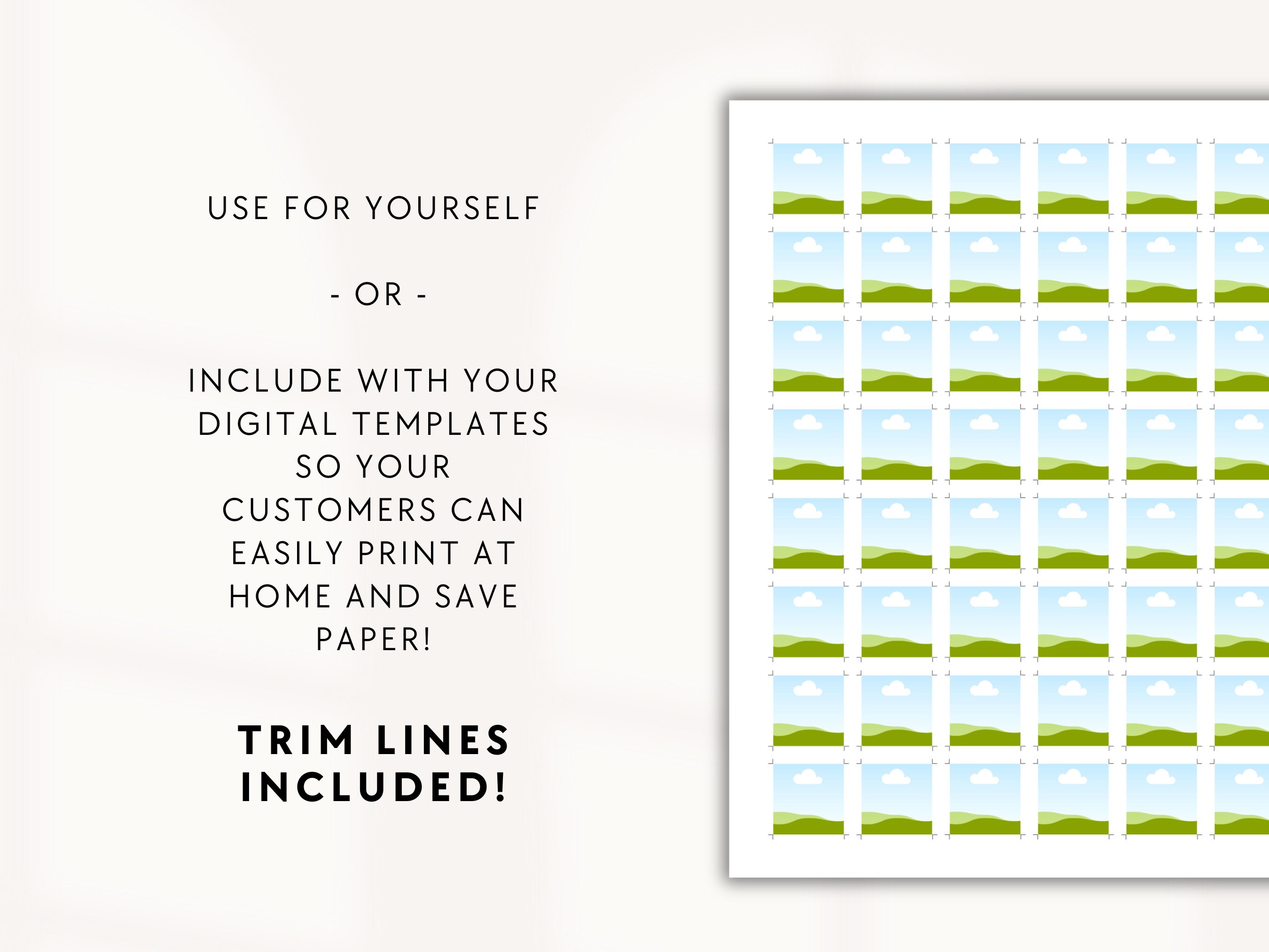 Print & Cut Label Page 1.5x1.5 1x1 Canva Template Print Format Page 8 ...