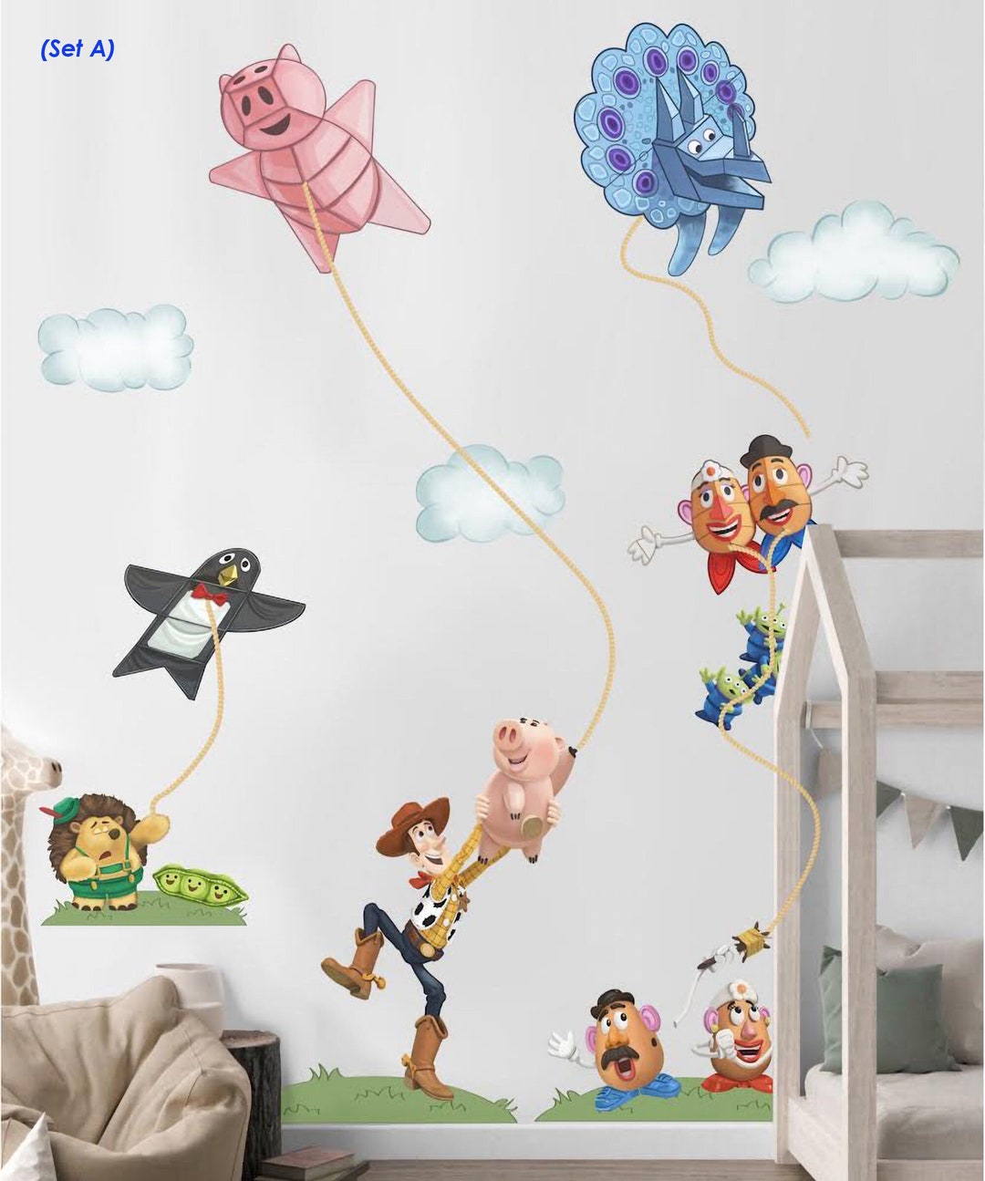 Flexible Wallpaper Toy Story Wall Decal Disney Wallpaper Woody Toy ...