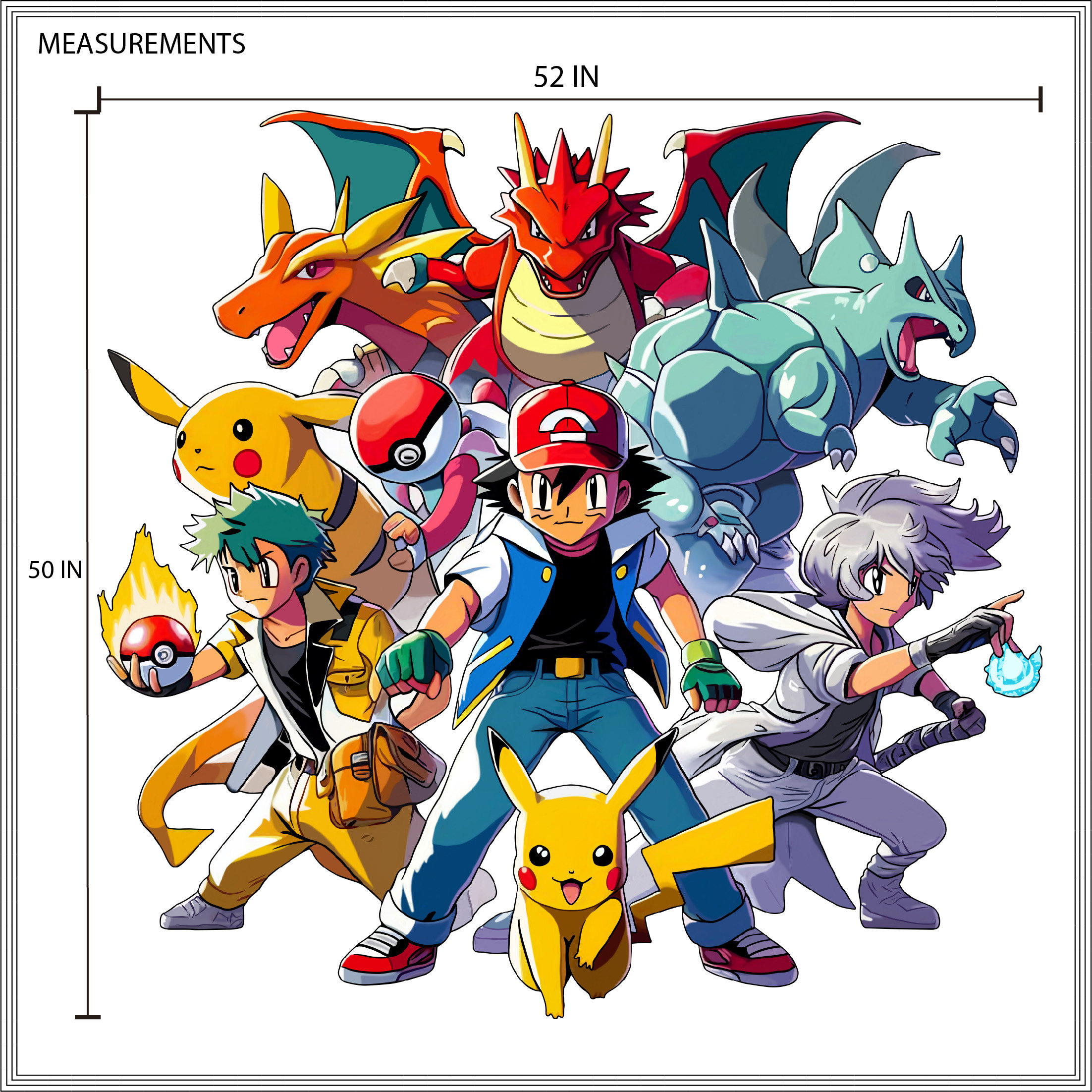 Pokemon Wall Decal Pikachu Wall Art Pokeball Wall Decal Monsters ...