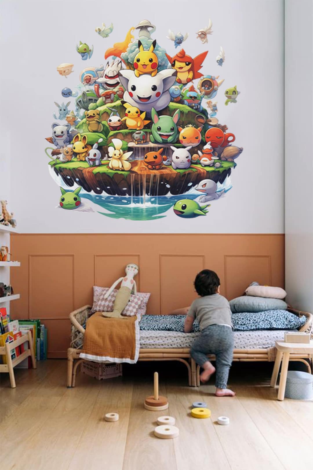 Pokemon Wall Decal Pokemon Go Wall Art Monsters Wall Sticker Nintendo ...