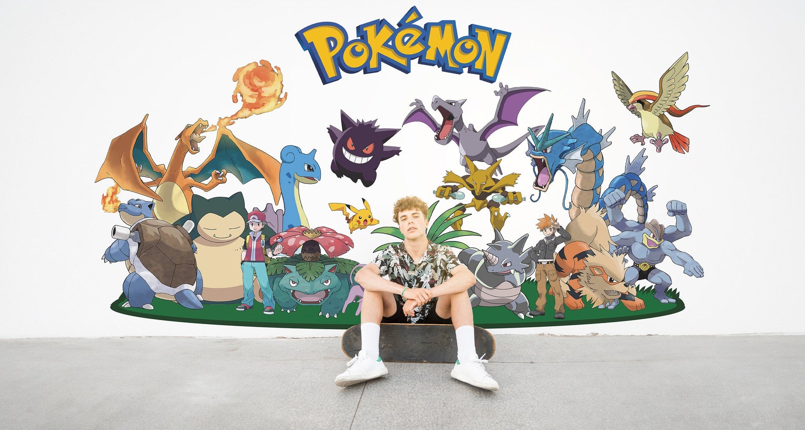 Pikachu Wall Decal Pokemon Wall Art Snorlex Wall Decal Charlizard ...