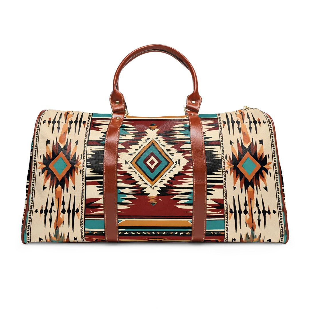 Southwest Print Waterproof Travel Bag. Travel Bag. Gift. Gift for Him ...