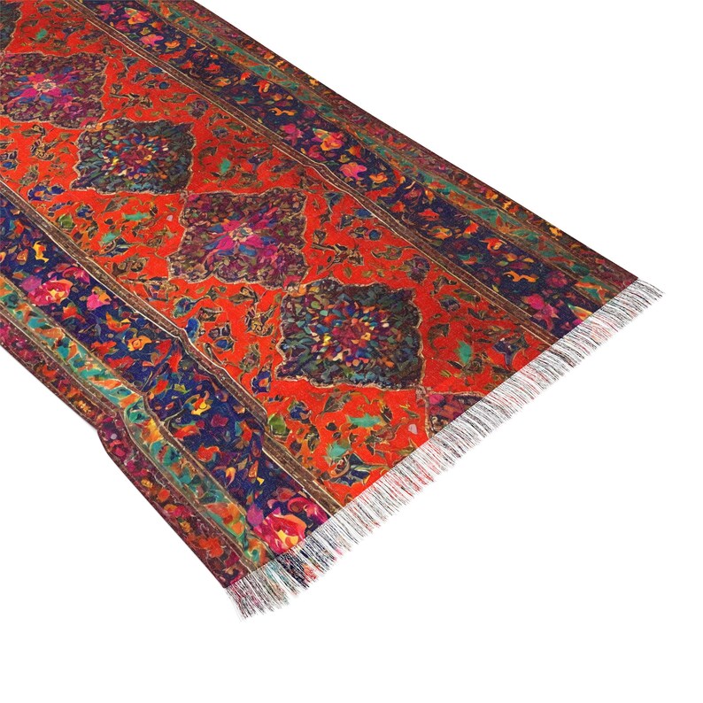 Persian Print Inspired Scarf. Sarong. Head Wrap. Boho Scarf. Shabby ...