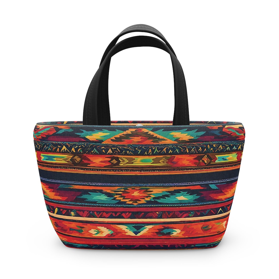 Southwestern Print. Native American Print. Colorful Lunch Bag. Lunch ...