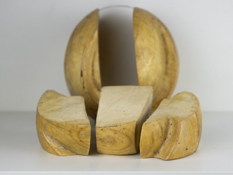 Vintage Turban Hat Block. MILLINERY Wooden 5 Part Puzzle Hat BLOCK Form ...