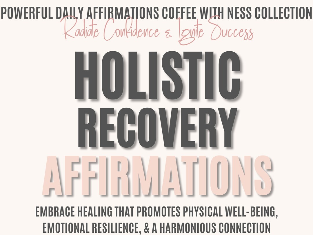 Recovery Process Affirmations Digital Download Positive Mindset Self ...