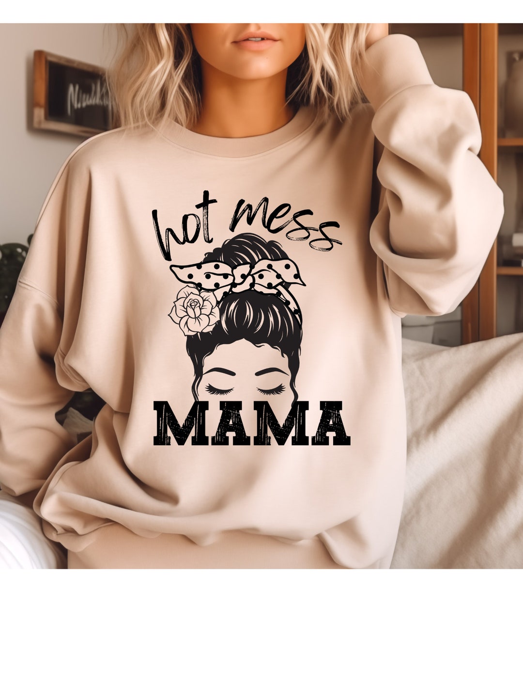 Hot Mess Mamam PNG mama Png Faith Png Mother's Day Gift Blessed Mama ...