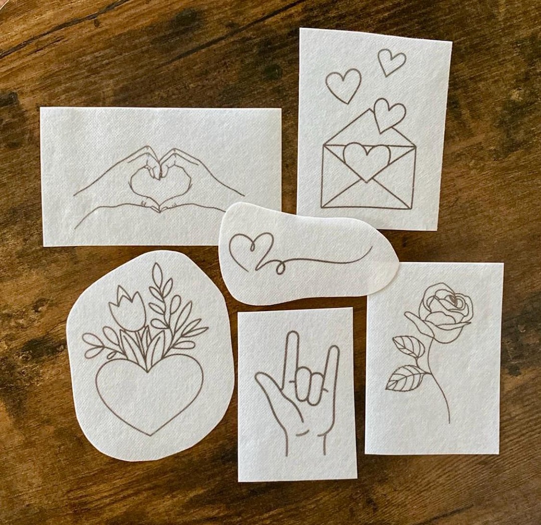 Stick and Stitch Embroidery Patterns: Hearts & Love Designs - Etsy