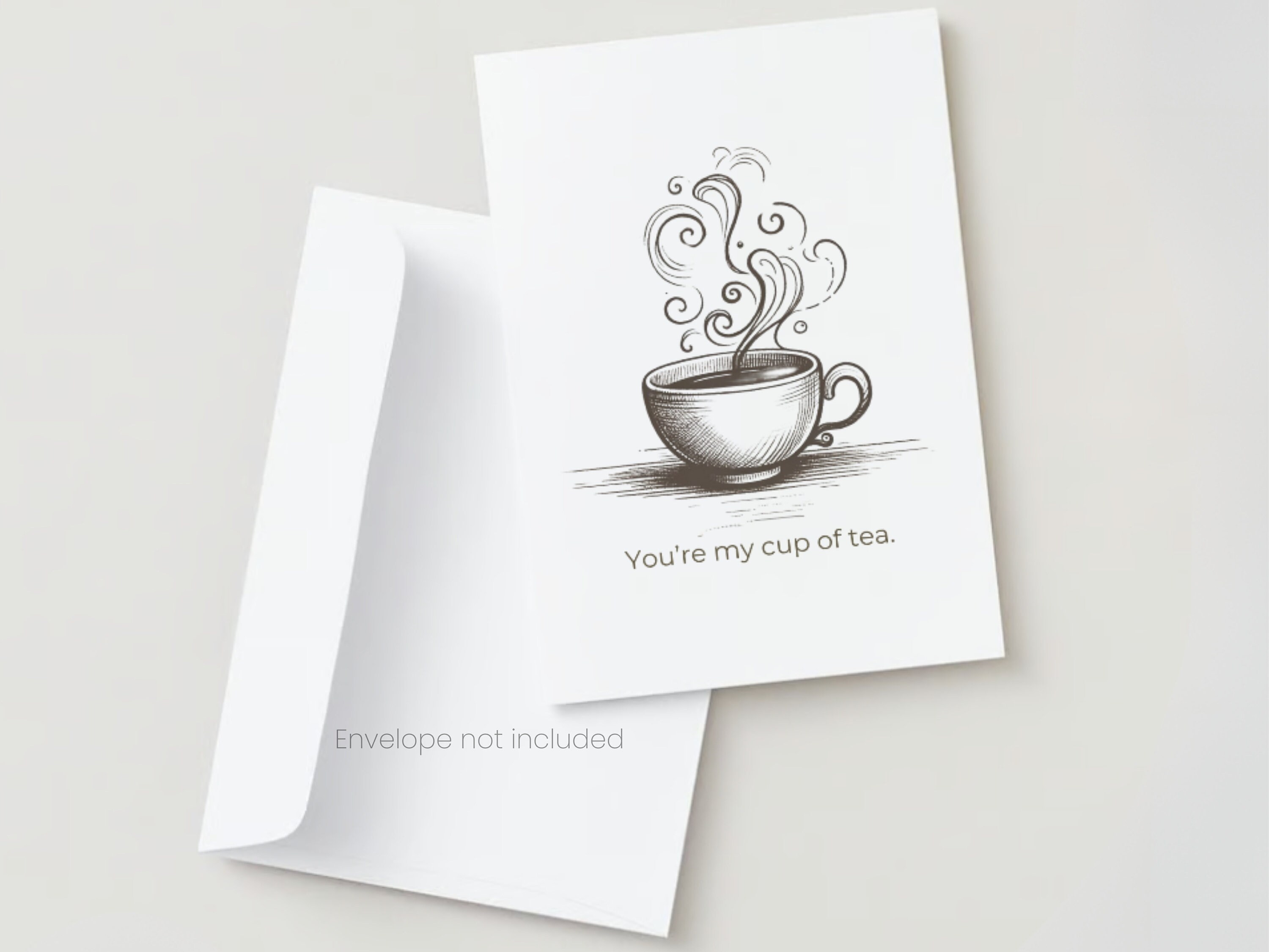 Youre My Cup of Tea - Printable Appreciation Note - Digital ...