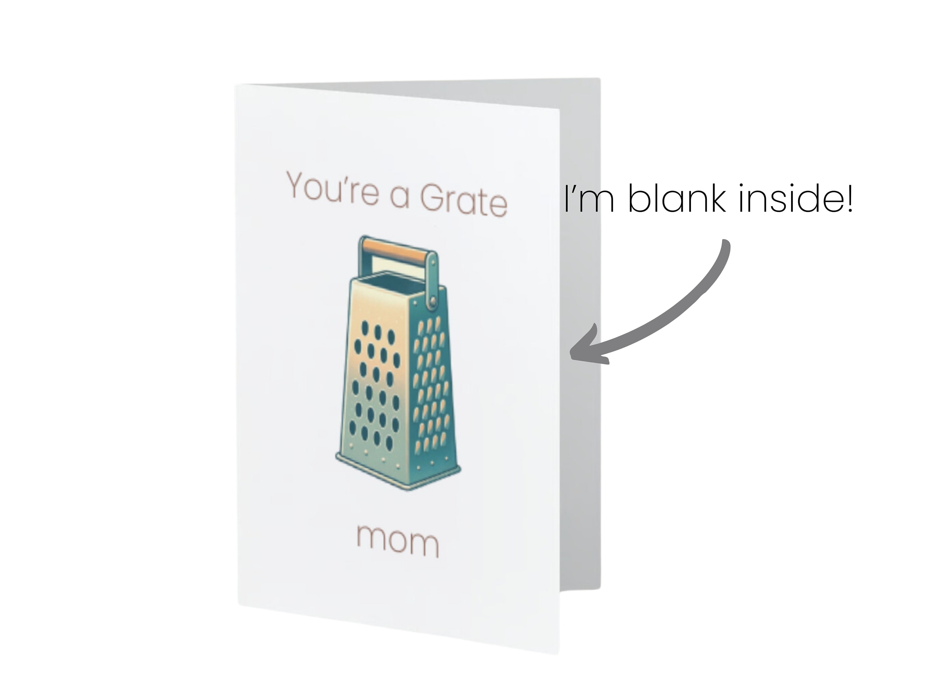Printable Mother's Day Card 'the Grate Mom' - Instant Download, Funny ...