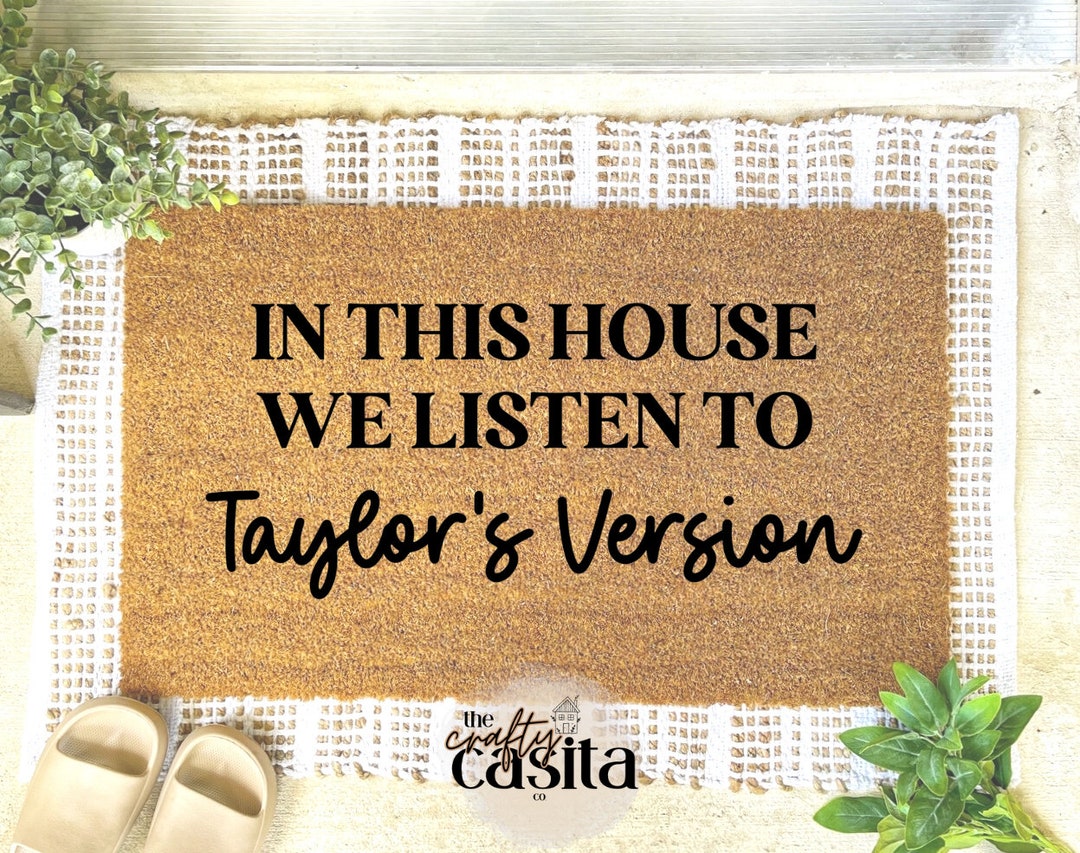 Taylors Version Door Mat Taylor Swift Doormat Swiftie Door - Etsy