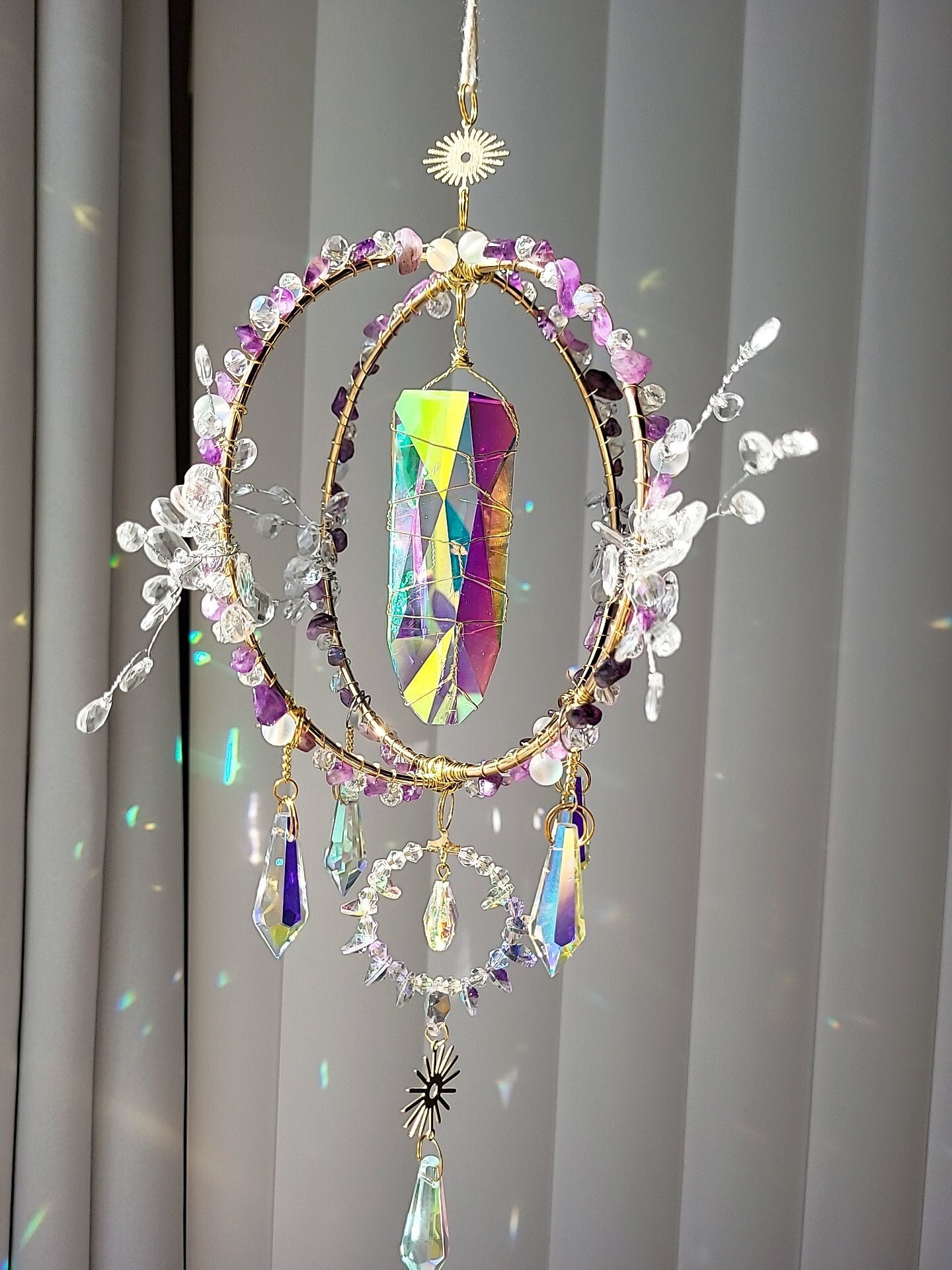 Suncatcher, Crystal Suncatcher, Rainbow Maker, Window Suncatcher ...
