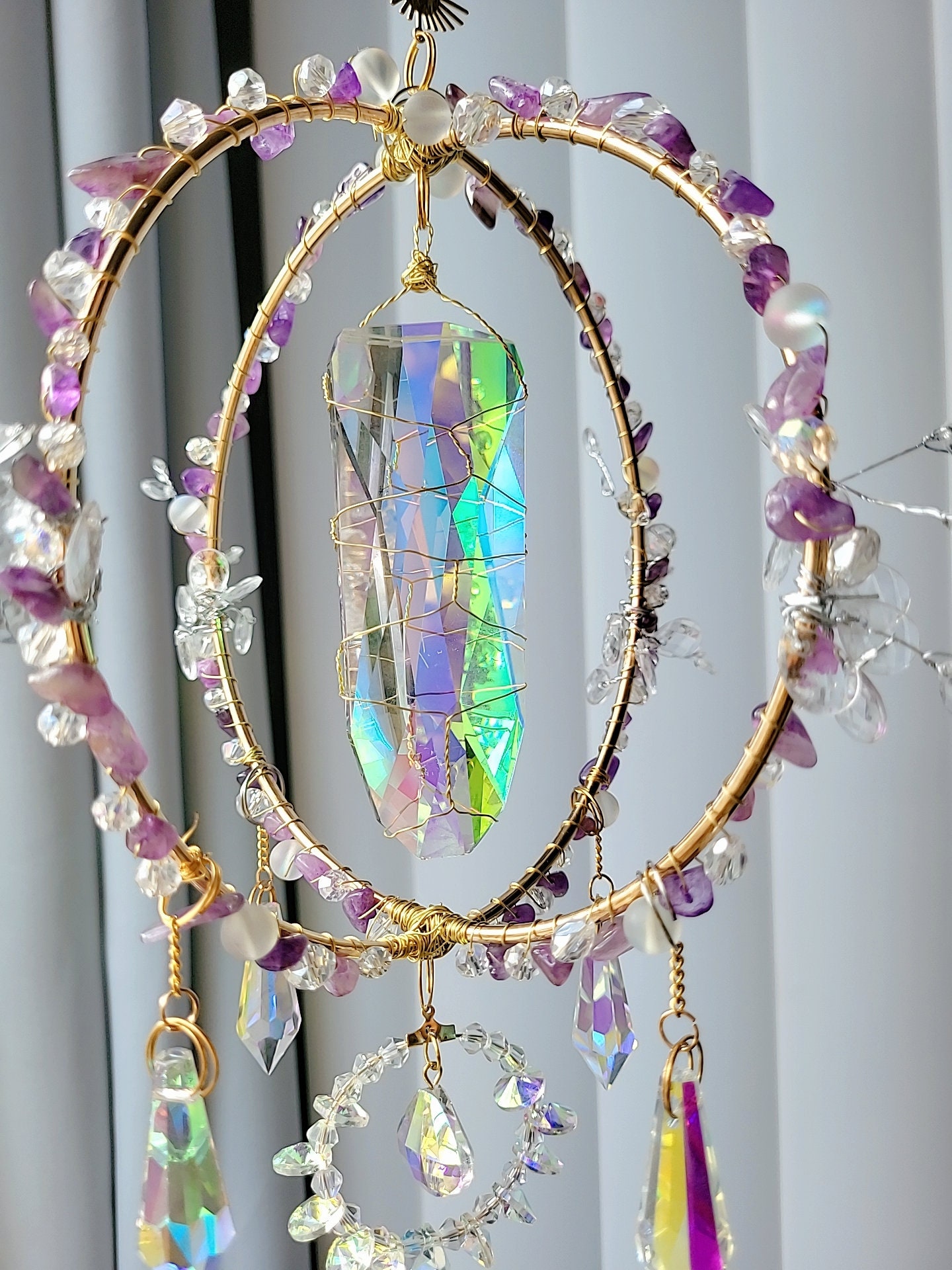Suncatcher, Crystal Suncatcher, Rainbow Maker, Window Suncatcher ...
