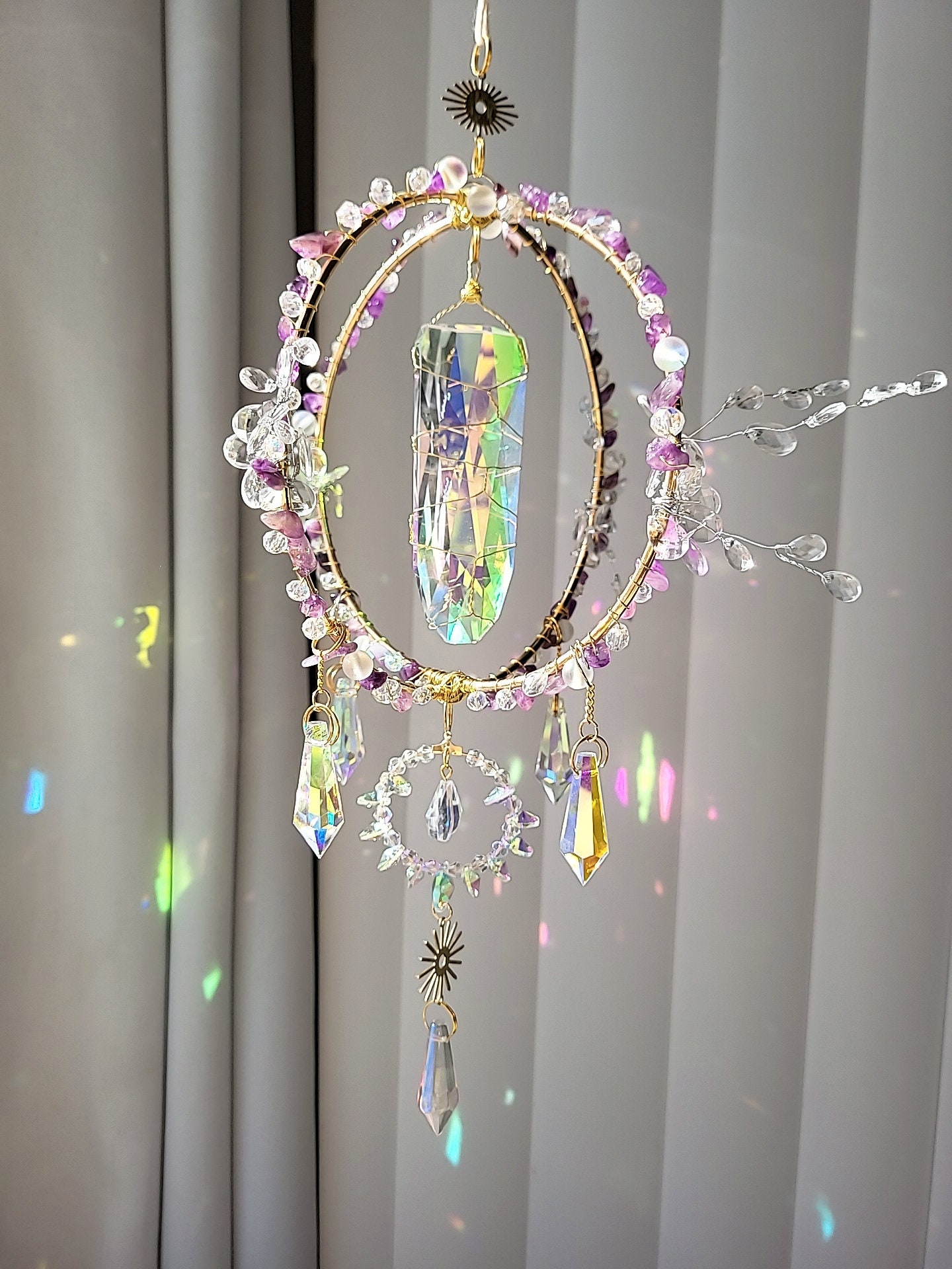 Suncatcher, Crystal Suncatcher, Rainbow Maker, Window Suncatcher ...