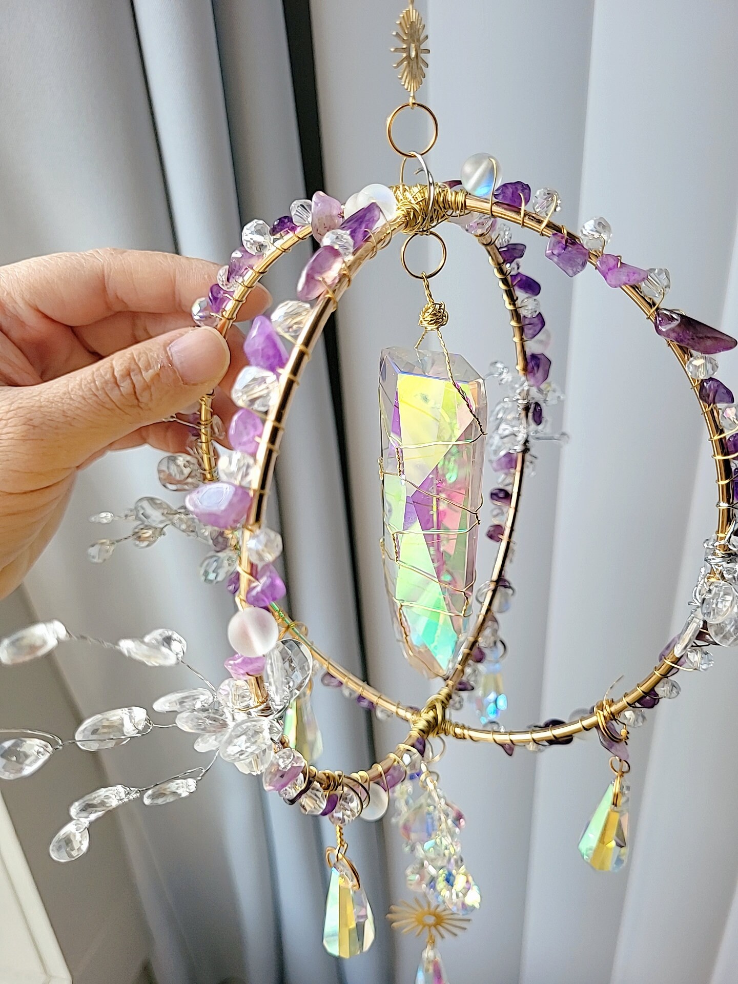 Suncatcher, Crystal Suncatcher, Rainbow Maker, Window Suncatcher ...