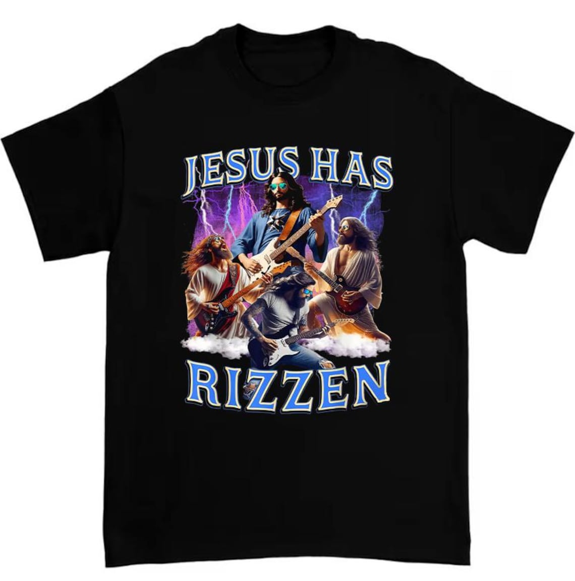 Jesus Has Rizzen Shirt, He is Rizzen Jesus Rizz Shirt, Funny Jesus Meme ...