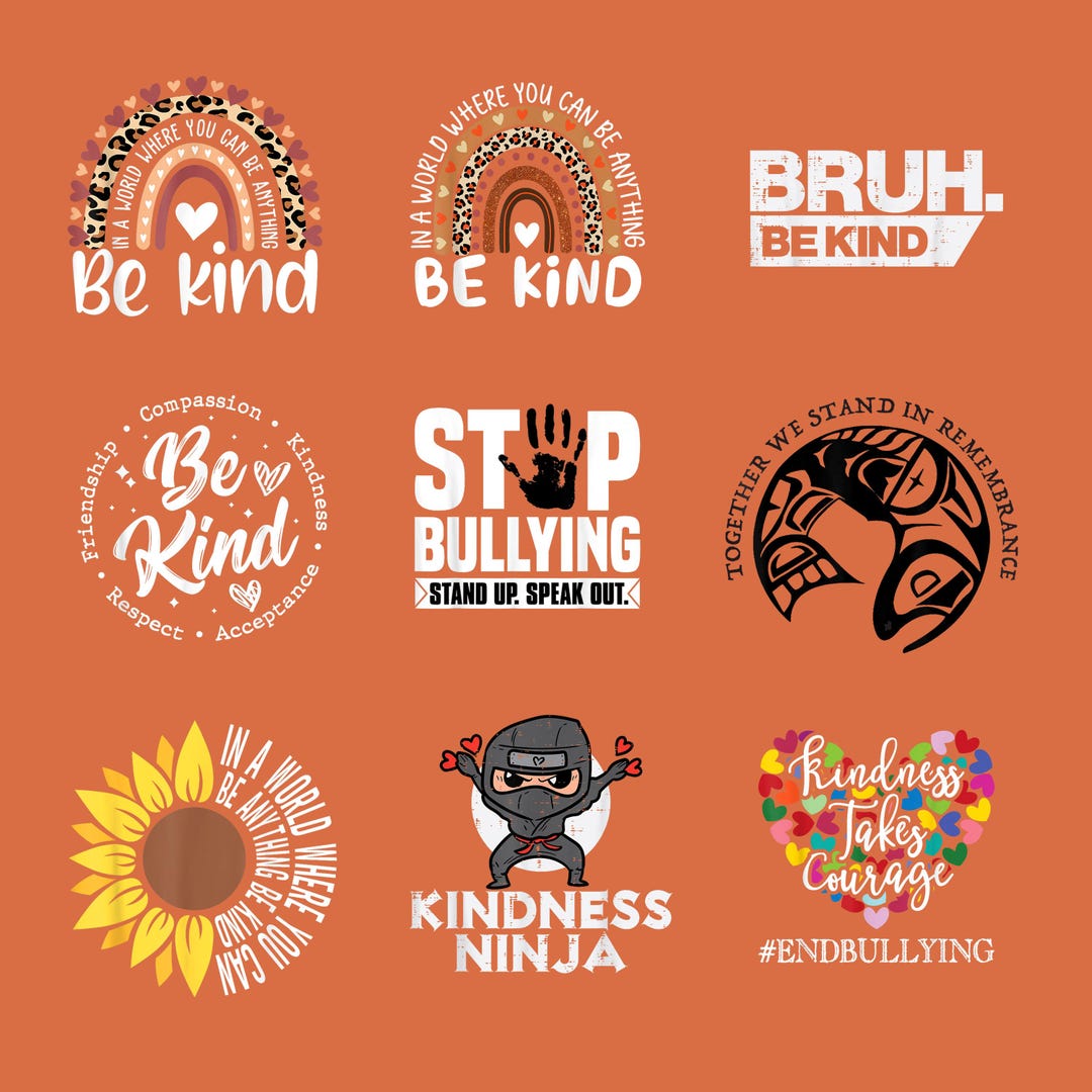 Unity Day Orange Png Bundle, Unity Orange Shirt Png, Unity Day Png, Be ...