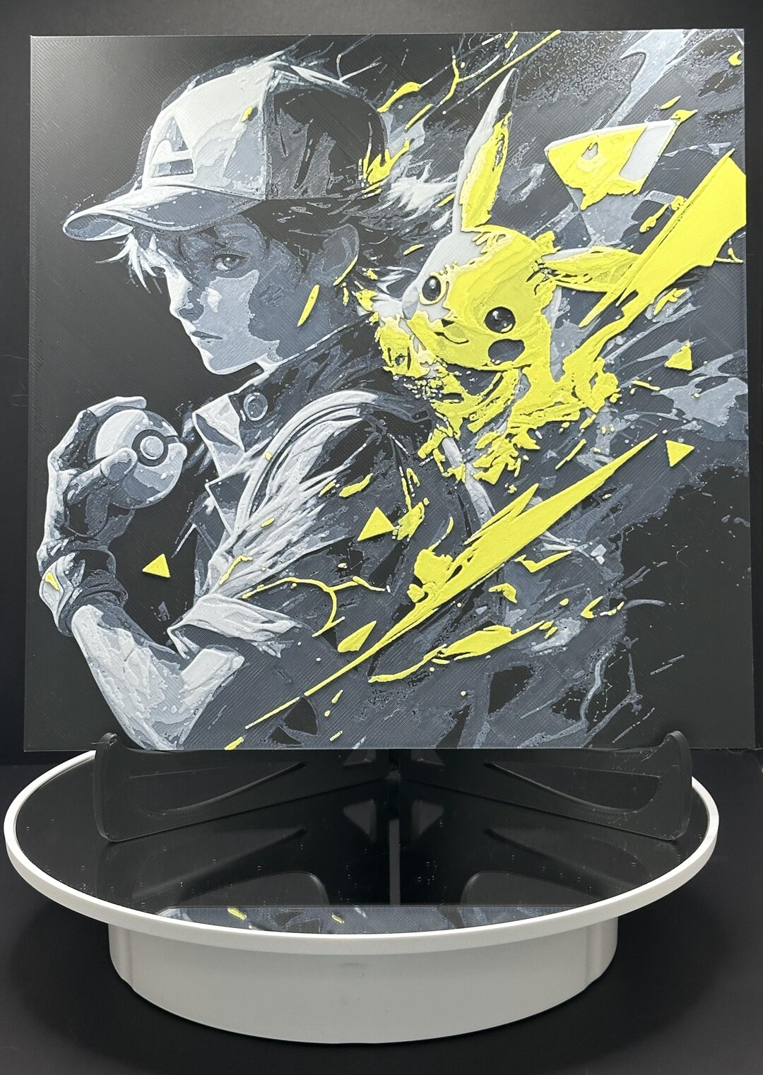 Print #3 Custom Fan Art 3D Printed Desktop or Wall Art 200mmx200mm ...
