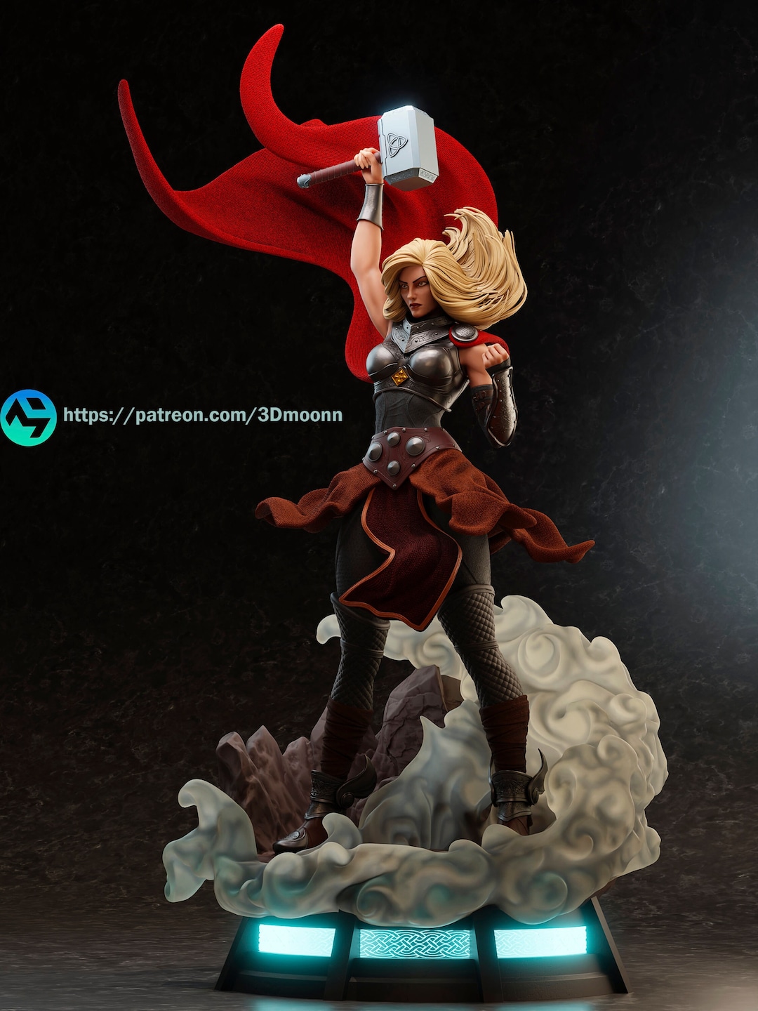 Lady Hammer, 3D Printed Unpainted Unassembled Resin Garage Kit ...