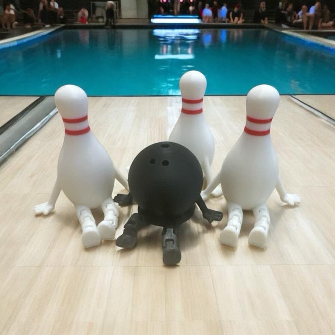 Bowling Buddy – the Articulating 3D Printed Desk Companion for Bowling ...