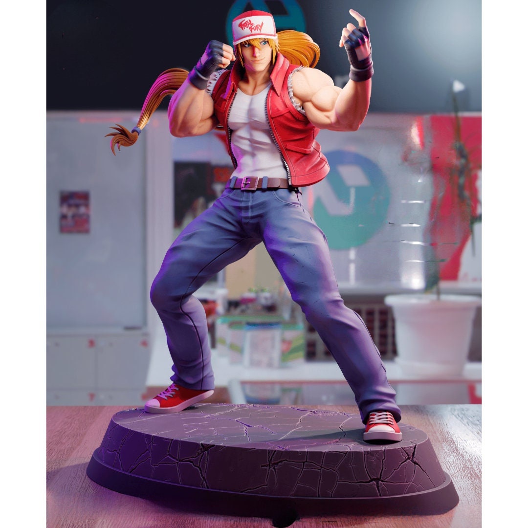 Terry Bogard Model Kit King of Fighters Fan Art, 3D Printed Unpainted ...