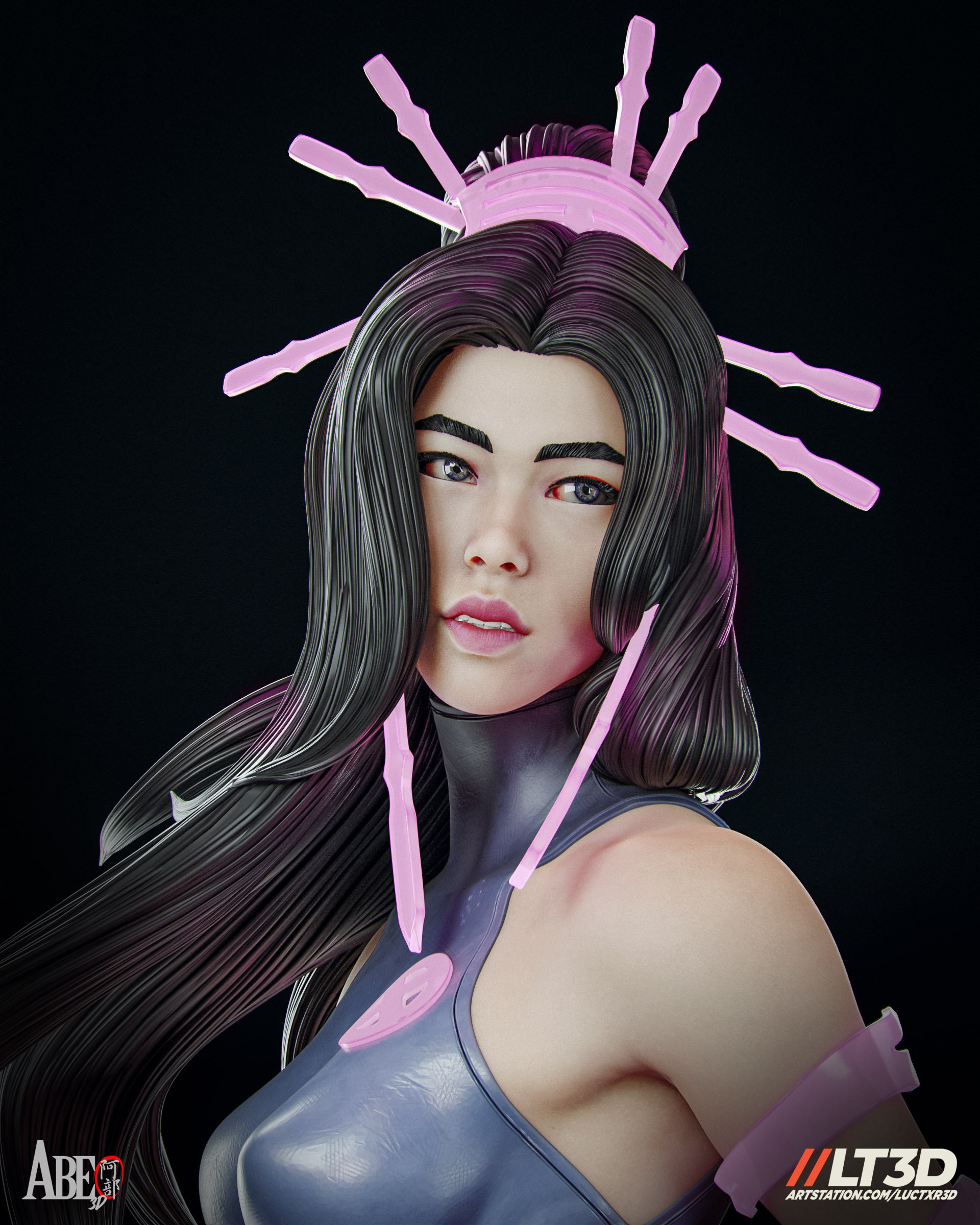 Psylocke Fan Art 3D Printed Resin Model Garage Kit Un-painted ...