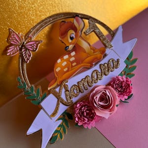 Bambi Cake Topper - Etsy