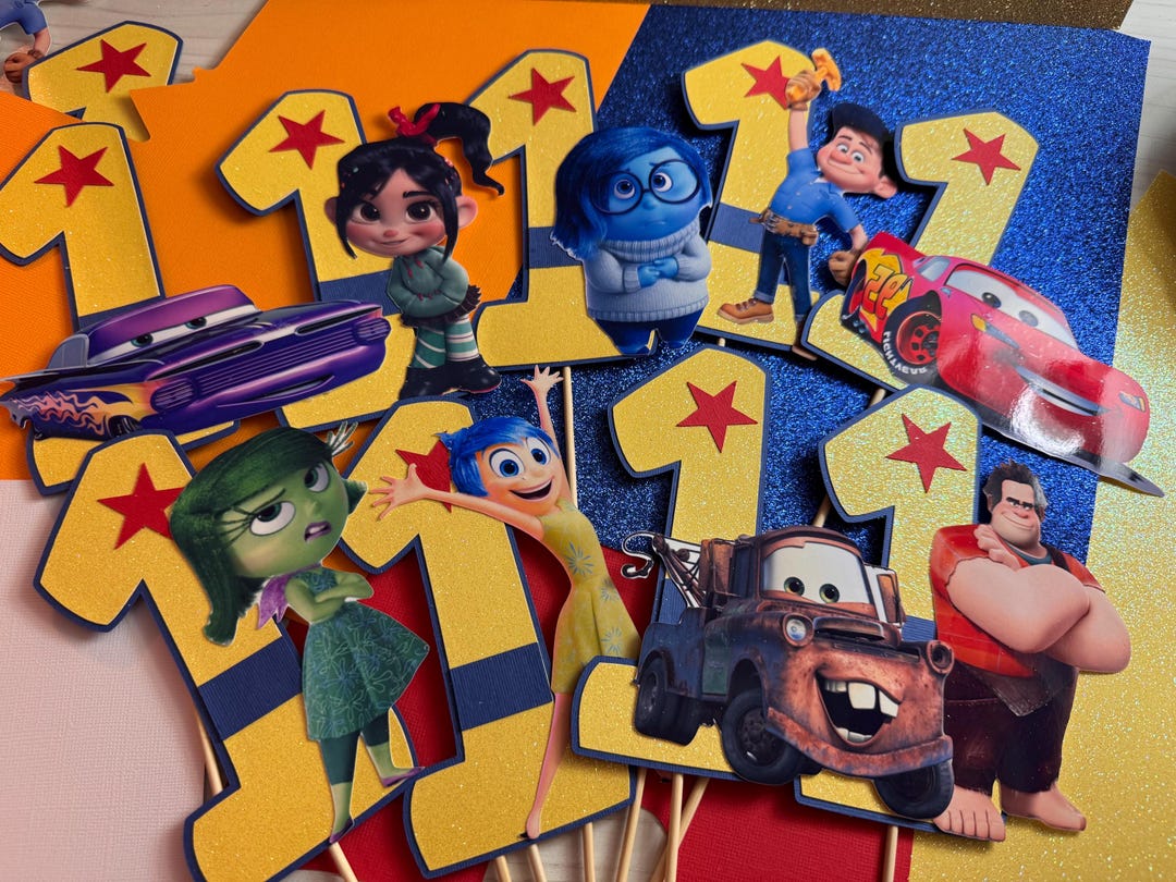 Pixar Birthday Centerpieces - Etsy