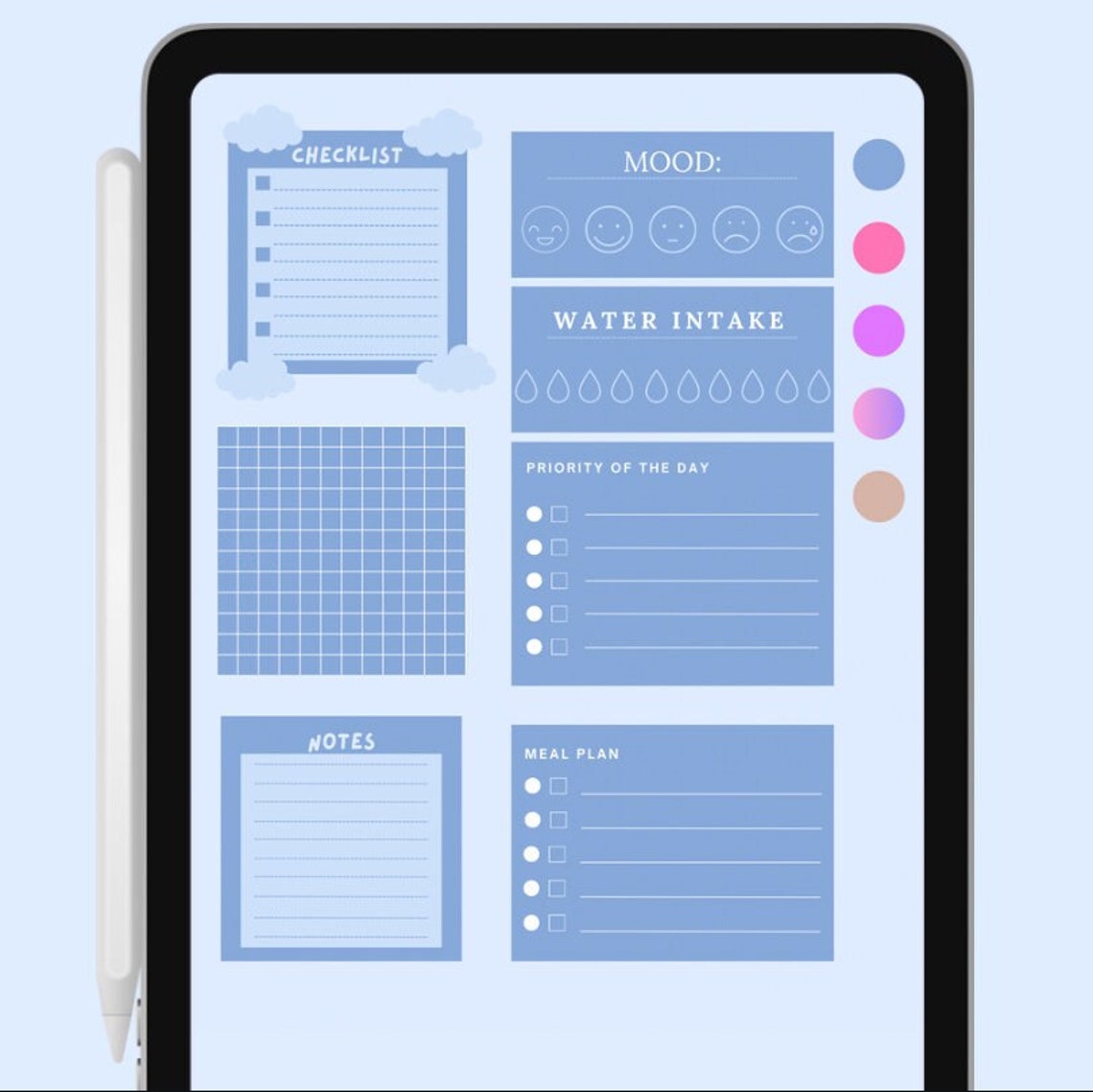 Digital Sticky Notes, Digital Planner Stickers for Goodnotes - Etsy UK