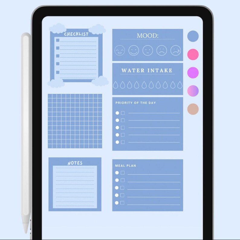 Digital Sticky Notes, Digital Planner Stickers for Goodnotes - Etsy UK